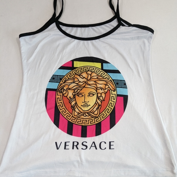 Tops | Versace Tank Top Repro Medium | Poshmark